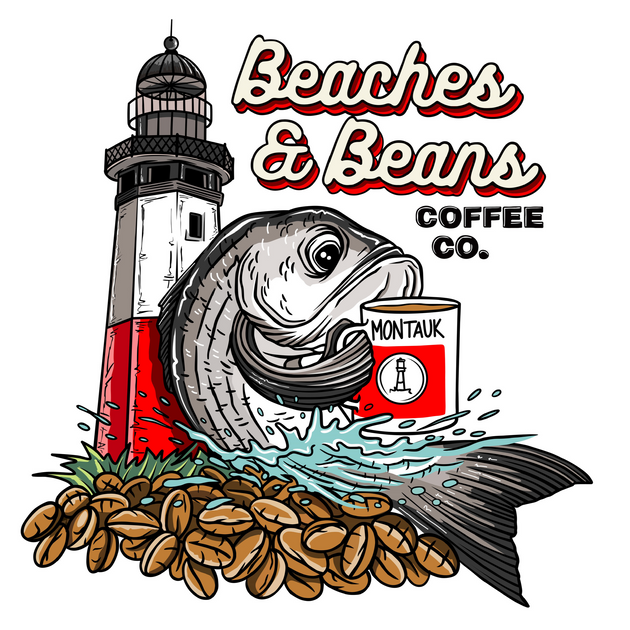 Striped Bass Sticker – Beaches & Beans Coffee Co.
